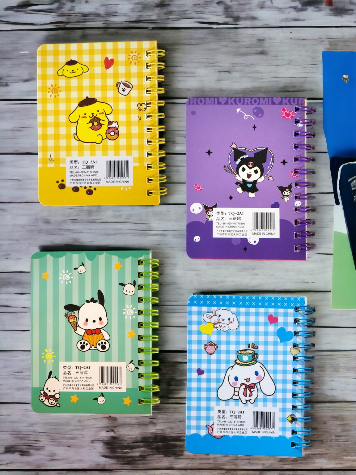 Mini Libreta Cuaderno Espiral Hoja con Diseño Sanrio - Cute Shop