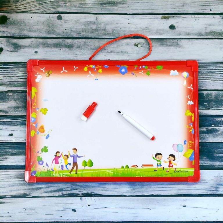 Pizarron Pintarron Infantil 25 x25cm con Plumon de Regalo - Cute Shop