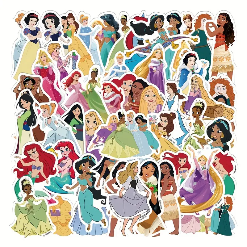 Stickers Princesas Disney 52 piezas - Cute Shop