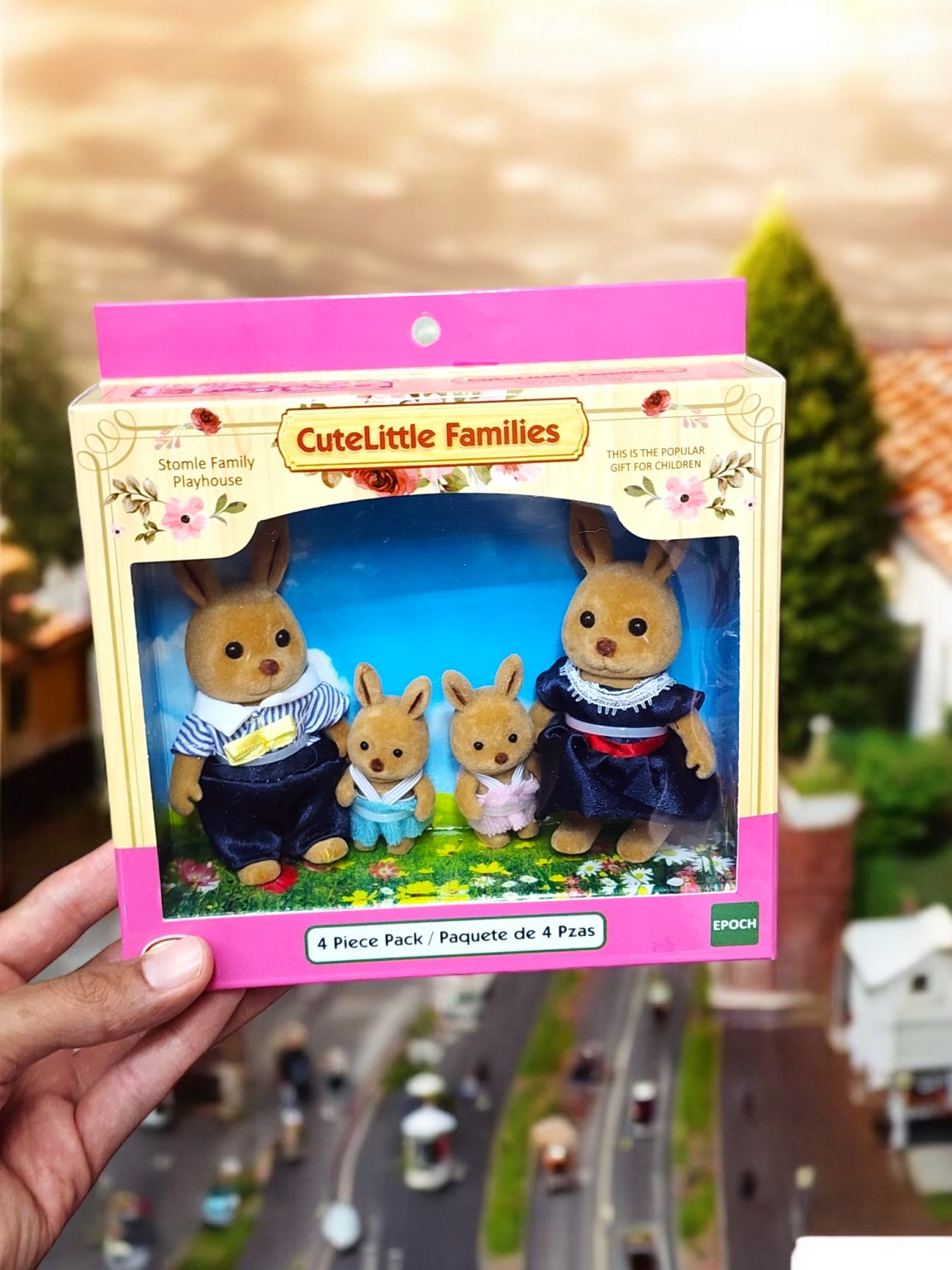 Blister con Familia de 4 Conejos Cafes Ternurines de Juguetes Sylvanian ...