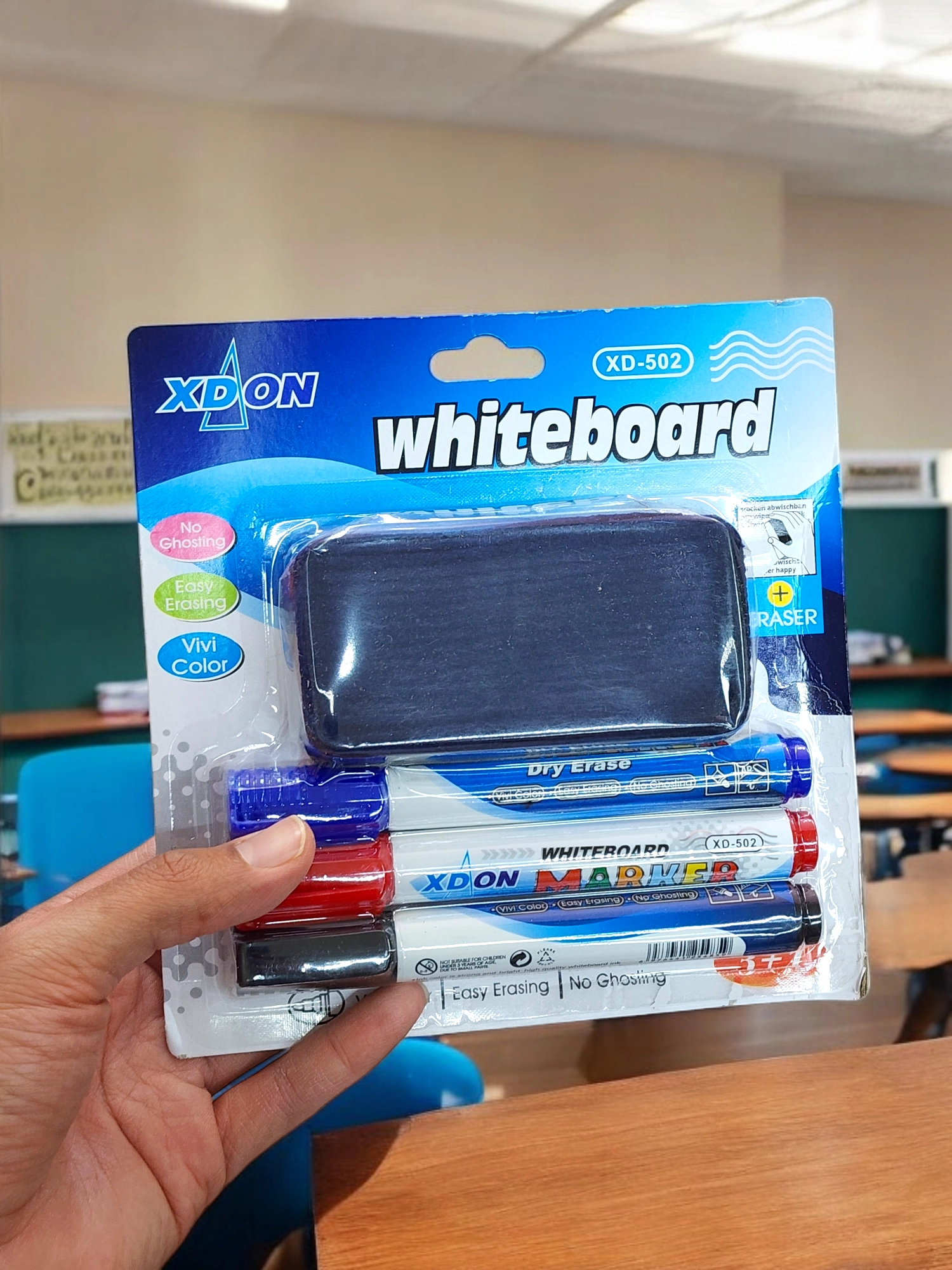 Set de 3 Pintarrones con Borrador XDON XD-502 - Cute Shop