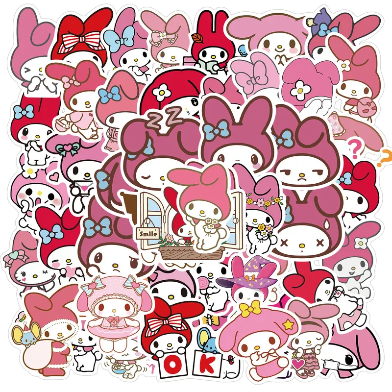 Pack con 50 Stickers Diseños Melody - Cute Shop