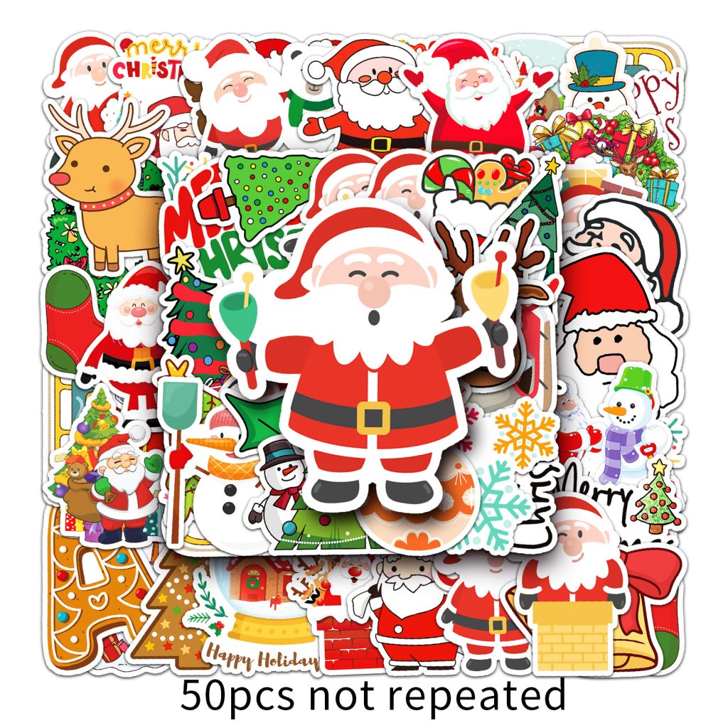 Pack de 50 Stickers Diseños Navidad NH30911430 - Cute Shop