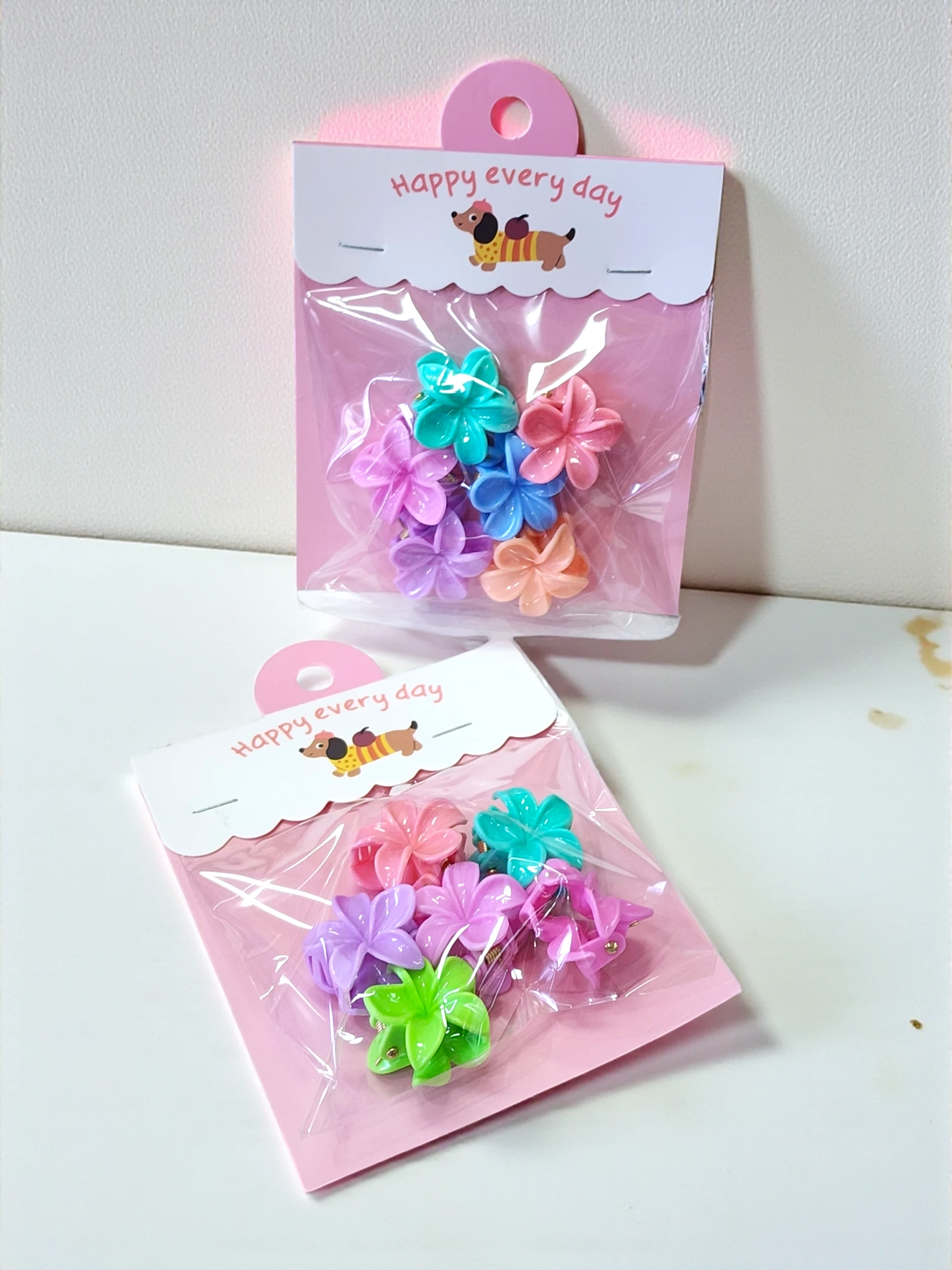 Pinza Mini Loto Set 6pzas Colores - Cute Shop