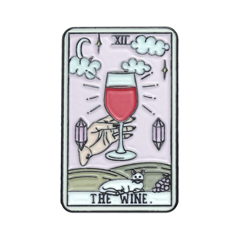 Pin Metálico Colección "Tarot Moderno: Comida y Bebida" Cartas de Tarot ...