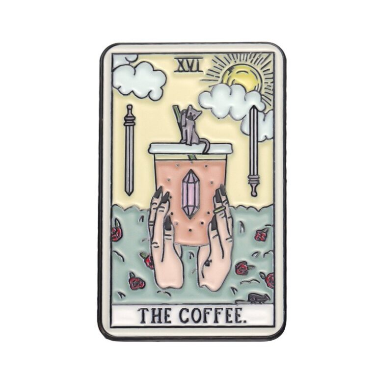Pin Metálico Colección "Tarot Moderno: Comida y Bebida" Cartas de Tarot ...