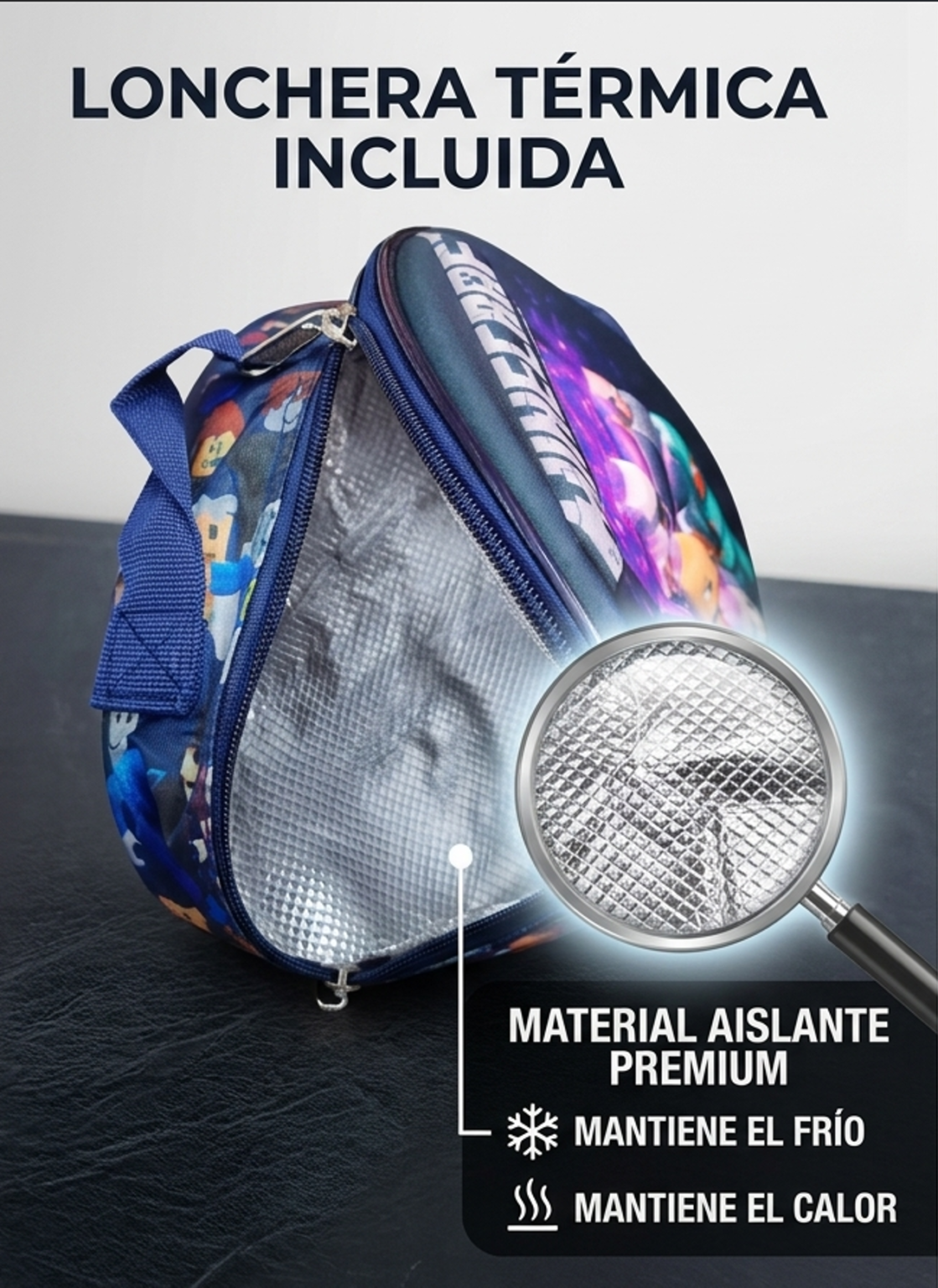 Set Trio De Mochilas Spiderman Con Luz Led 3D Escolar Lonchera Y ...